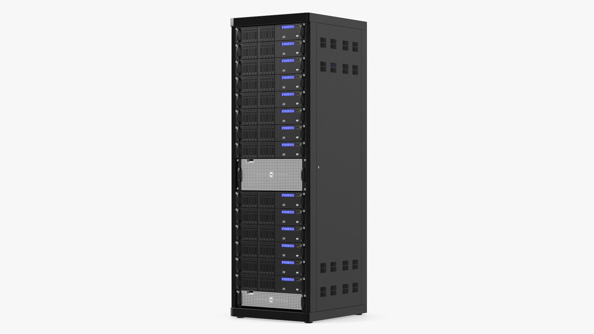 3D Model Rack Server Cabinet - TurboSquid 2261383