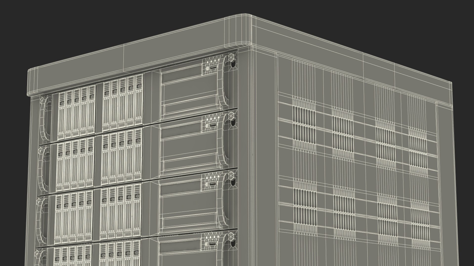 3D Model Rack Server Cabinet - TurboSquid 2261383