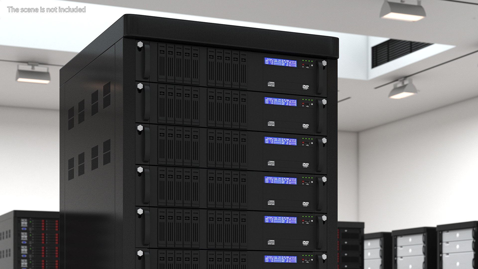 3D Model Rack Server Cabinet - TurboSquid 2261383