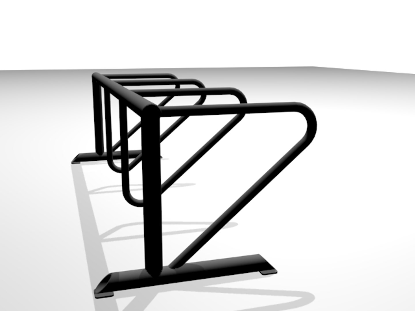 Bicycle Rack 3D Model - TurboSquid 1286323