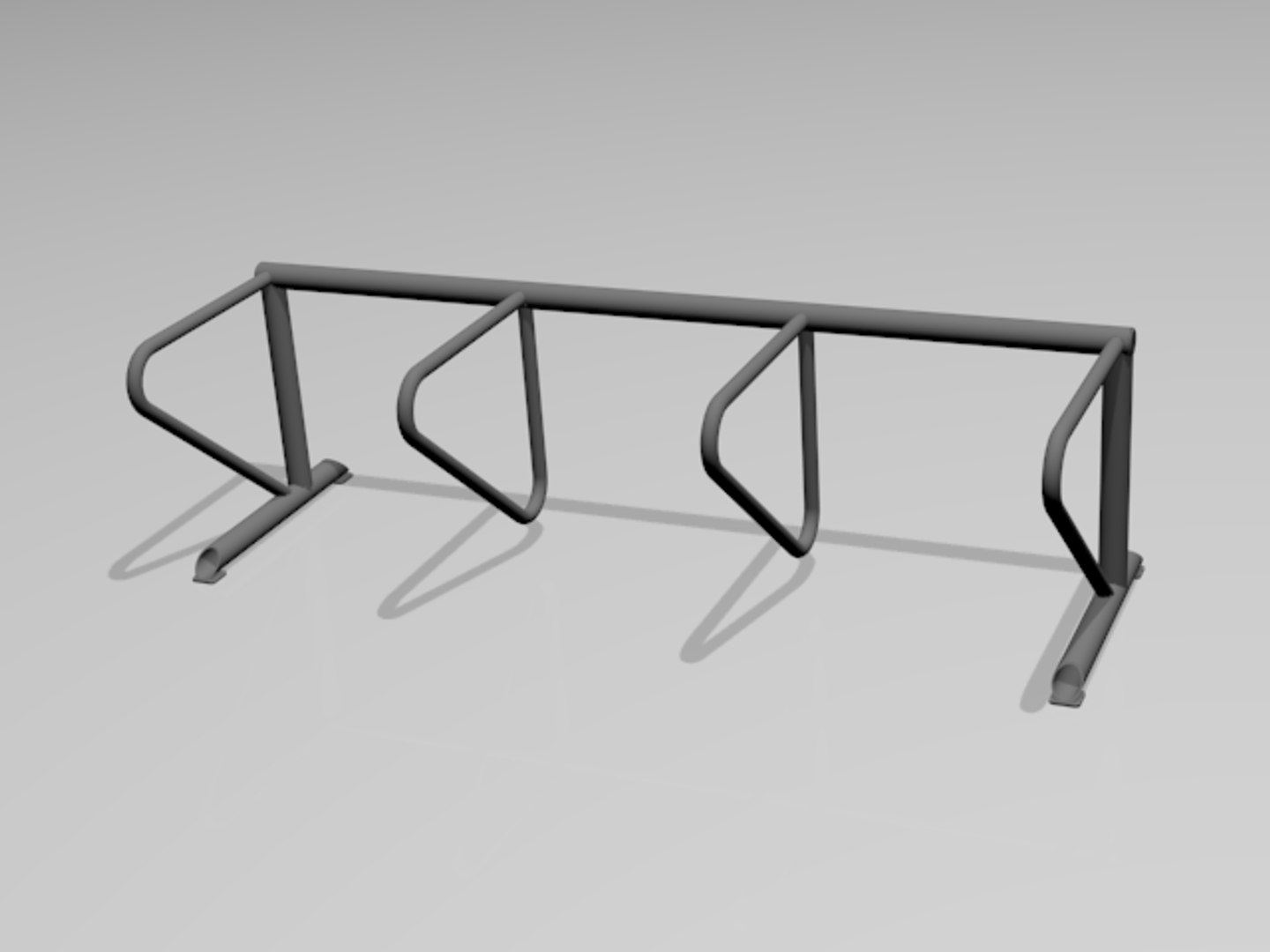 Bicycle Rack 3D Model - TurboSquid 1286323