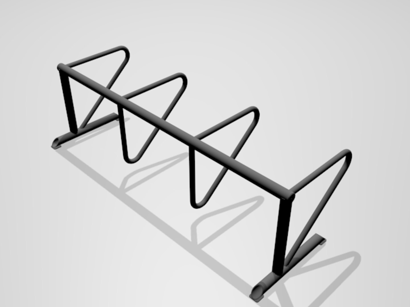 Bicycle Rack 3D Model - TurboSquid 1286323