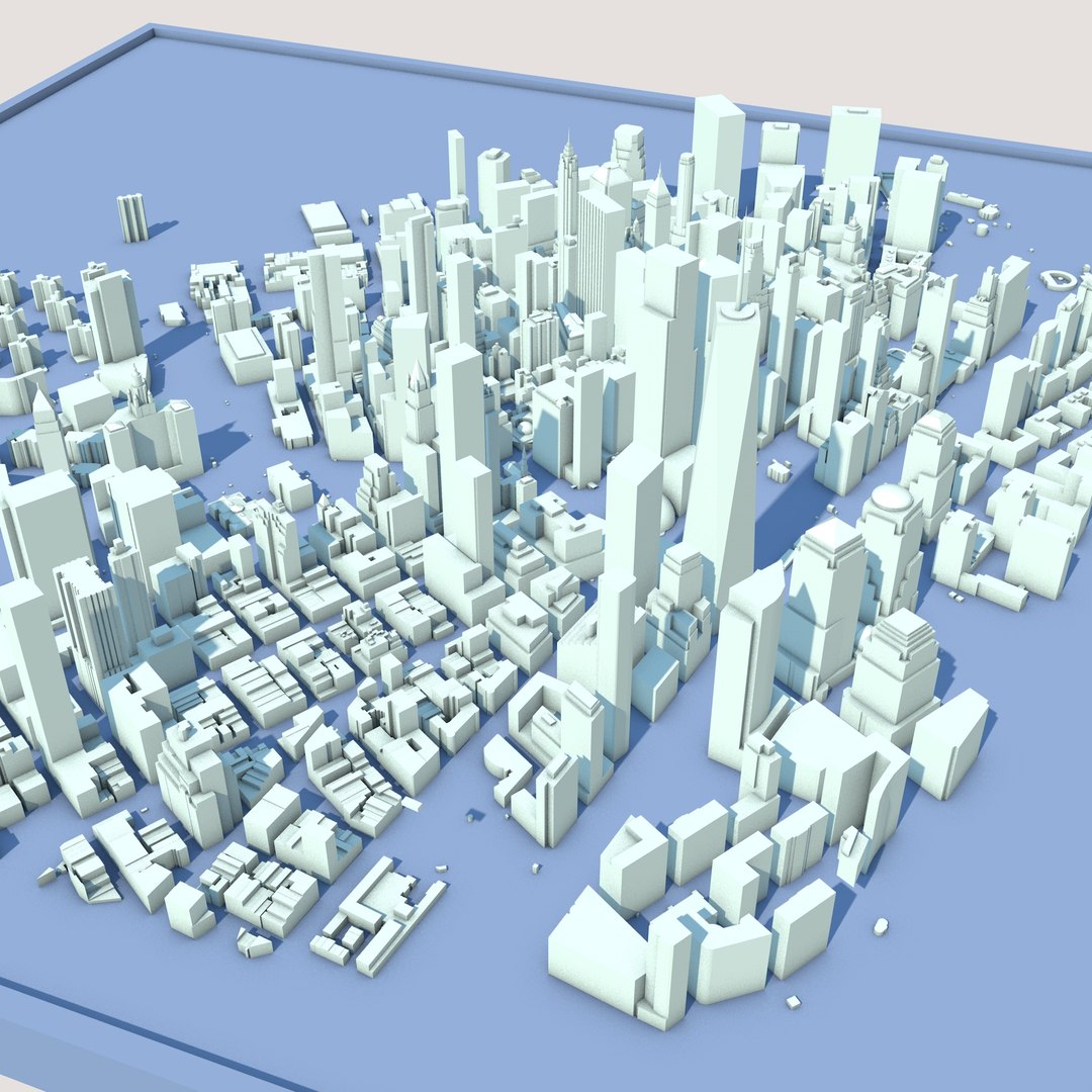 3D Manhattan New York - TurboSquid 2416979