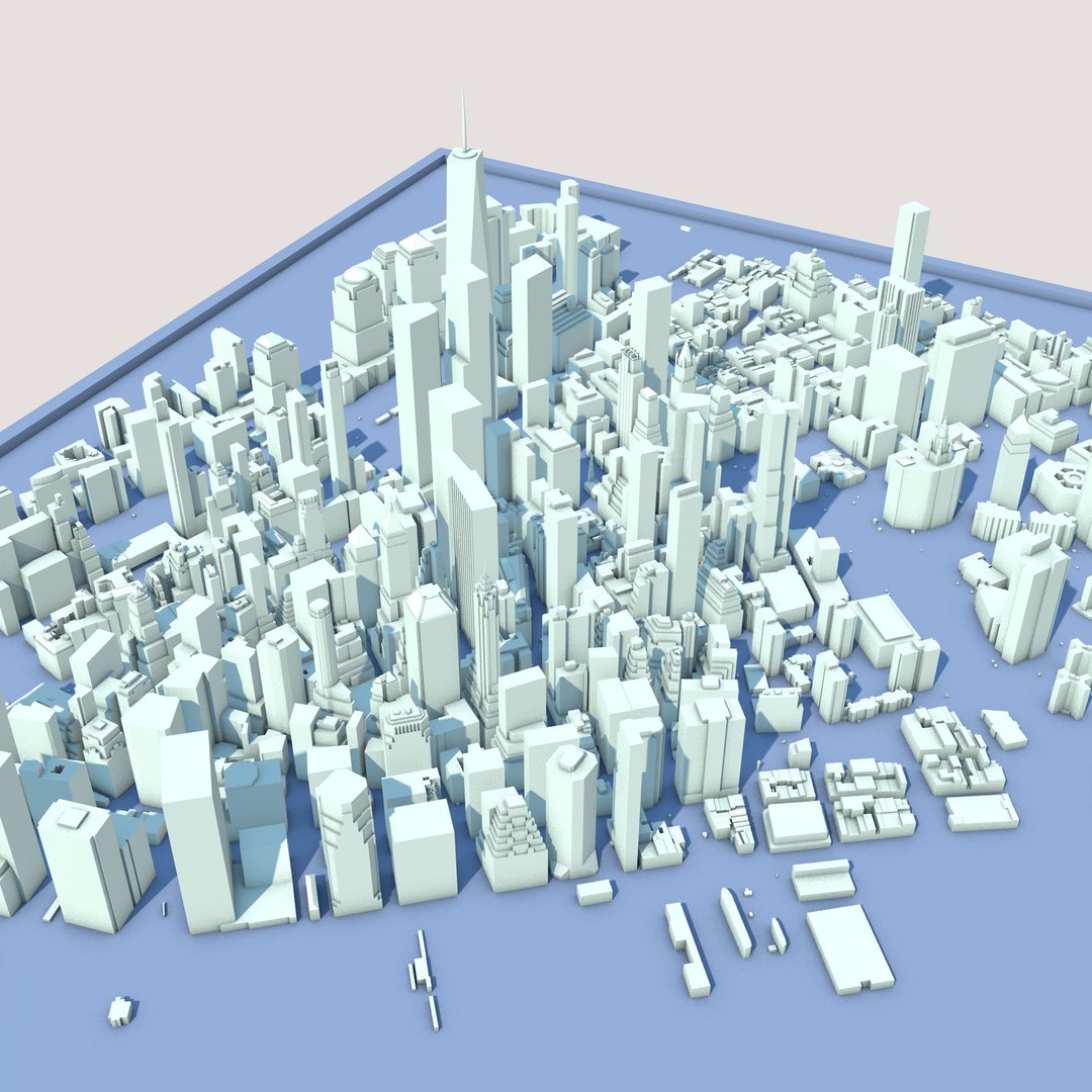 3D Manhattan New York - TurboSquid 2416979