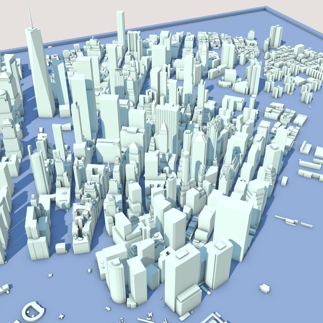 3D Manhattan New York - TurboSquid 2416979