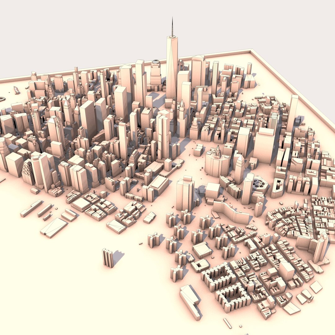3D Manhattan New York - TurboSquid 2416979