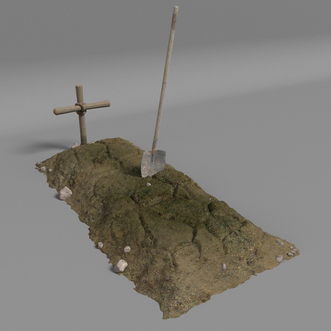 Dirt Grave 3d Model