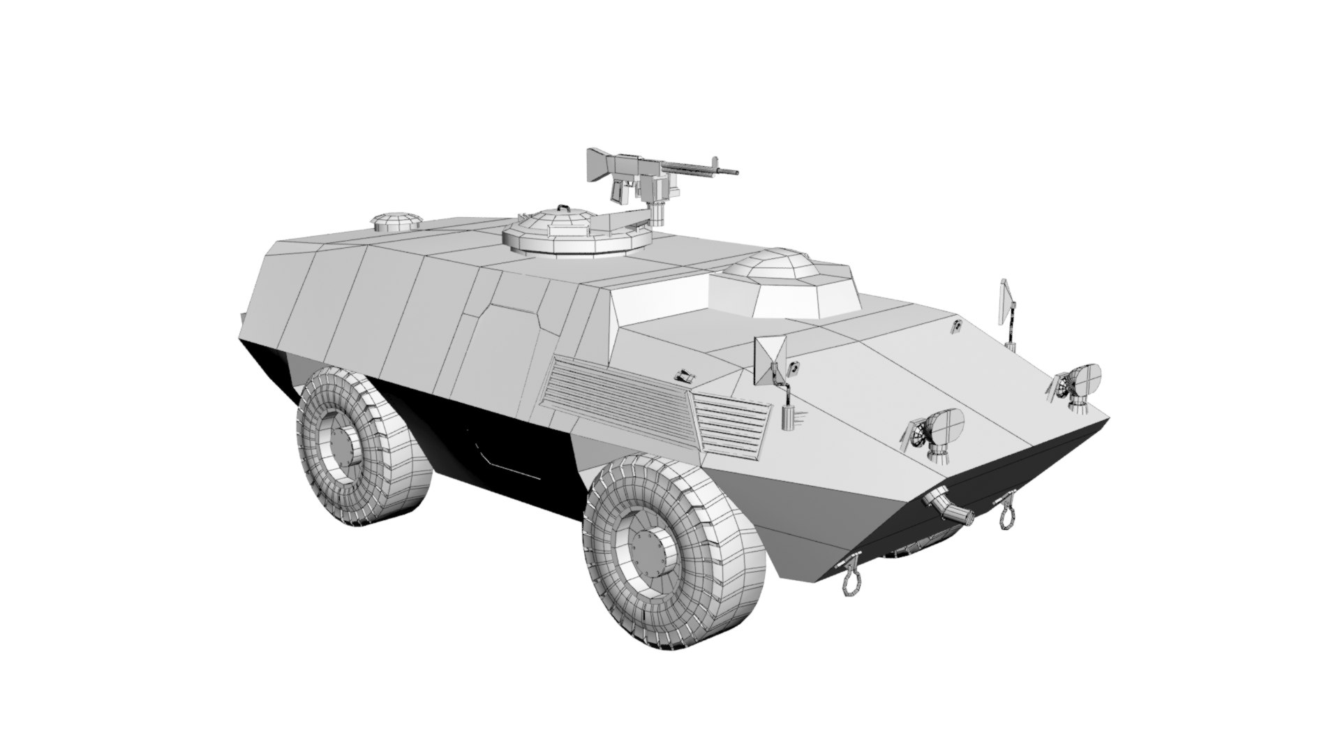 3D Korean Km900 Armored Fighting Vehicle Model - TurboSquid 1877286