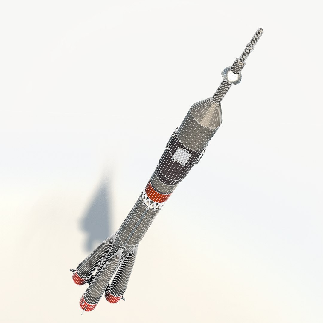 Space Rocket Soyuz 3d Model