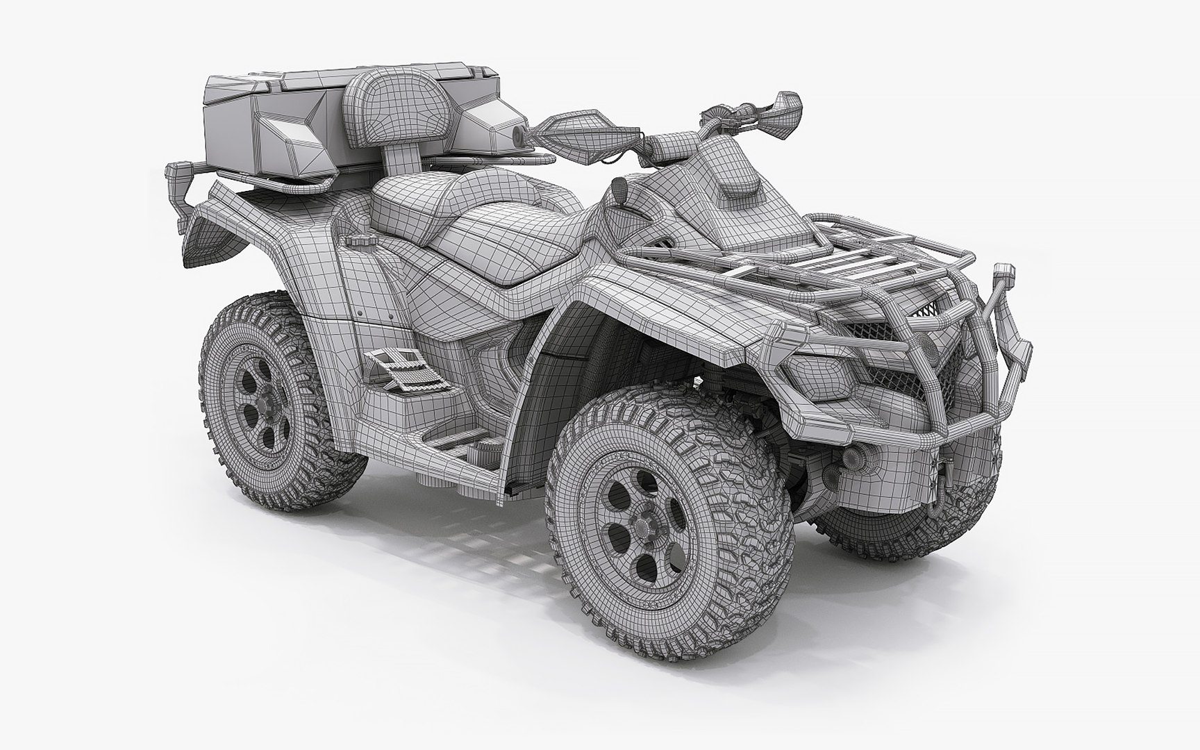 3d Bombardier Outlander 800r X Model