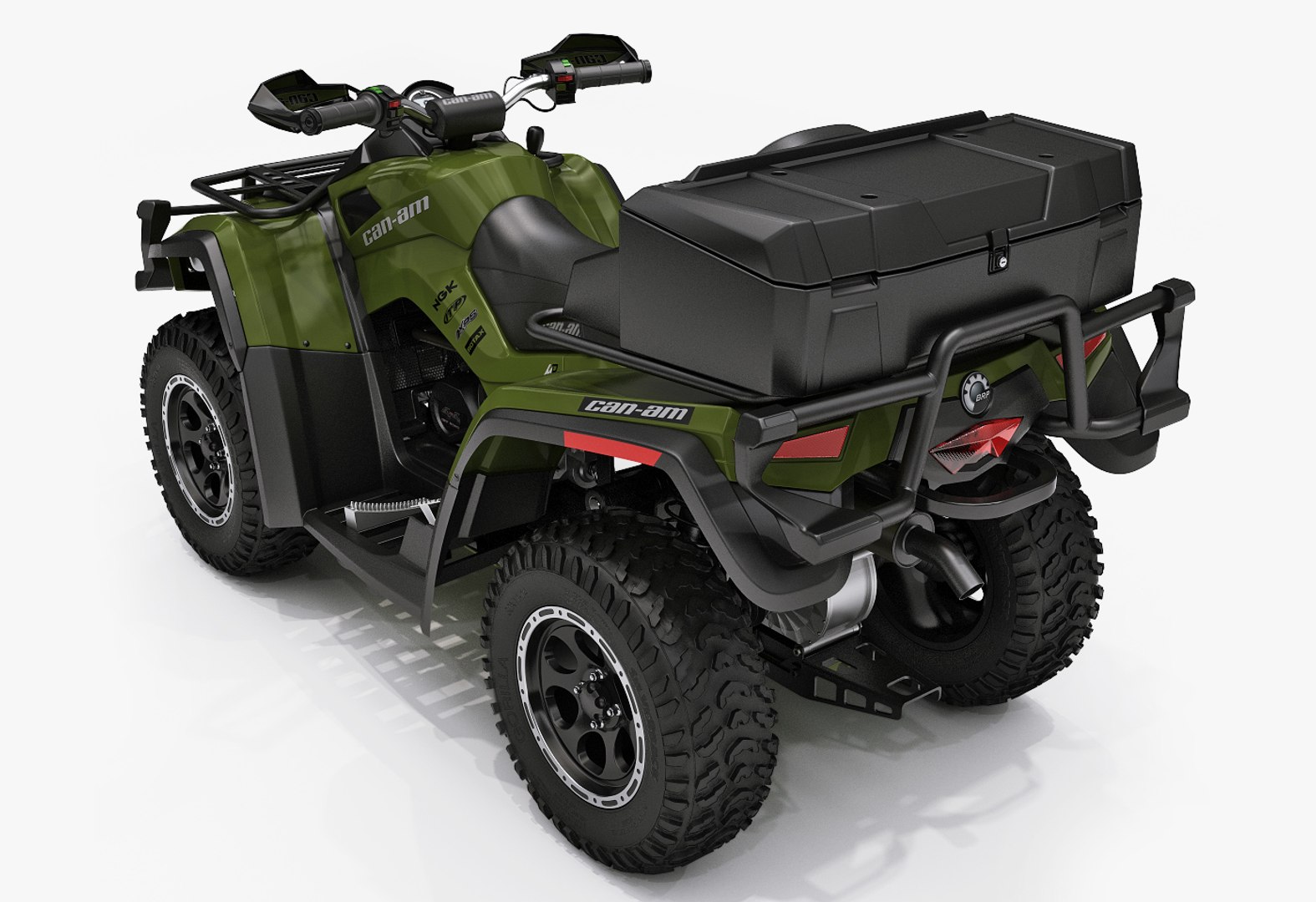 3d Bombardier Outlander 800r X Model