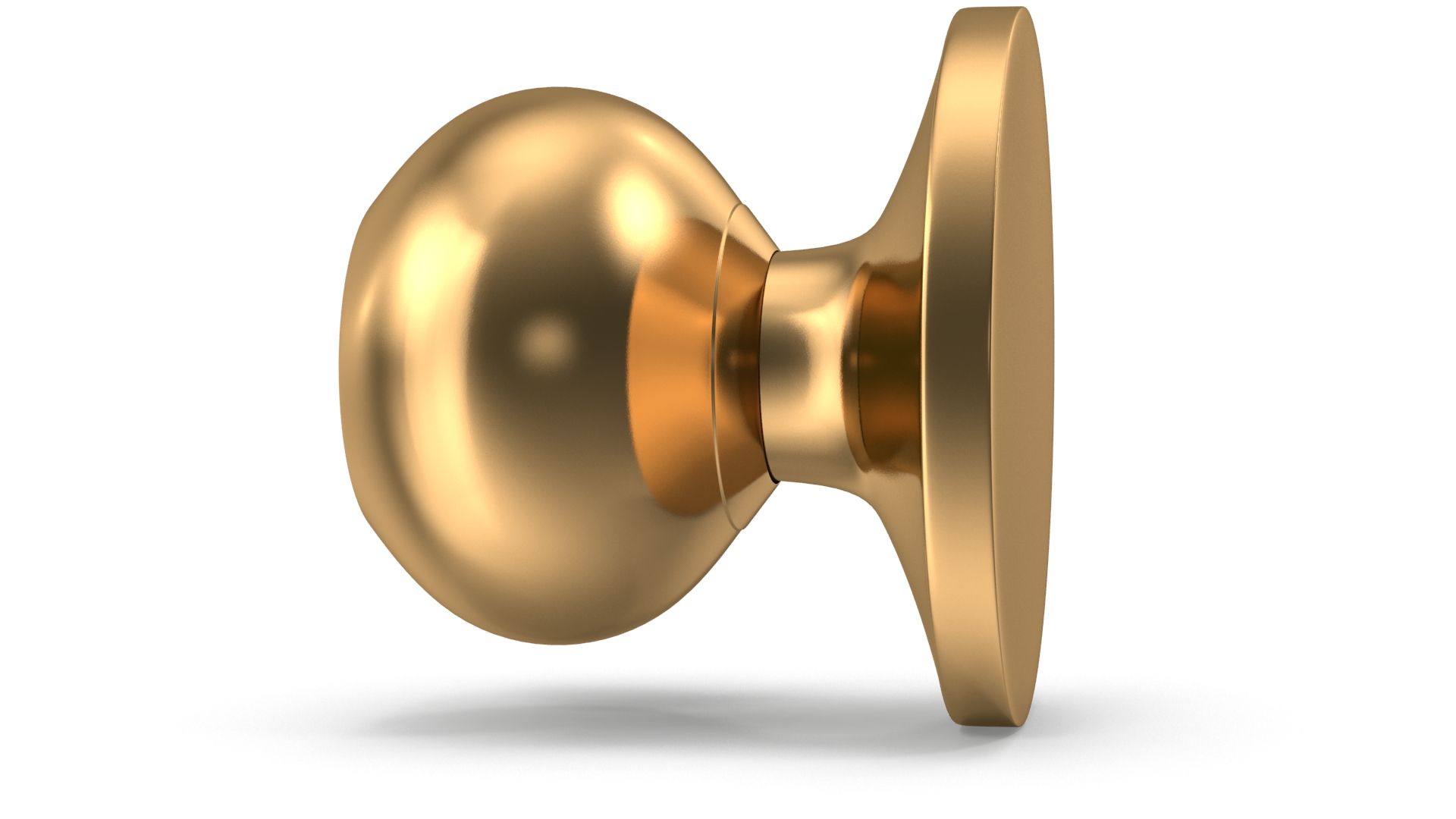 Door knob golden 3D - TurboSquid 1686561