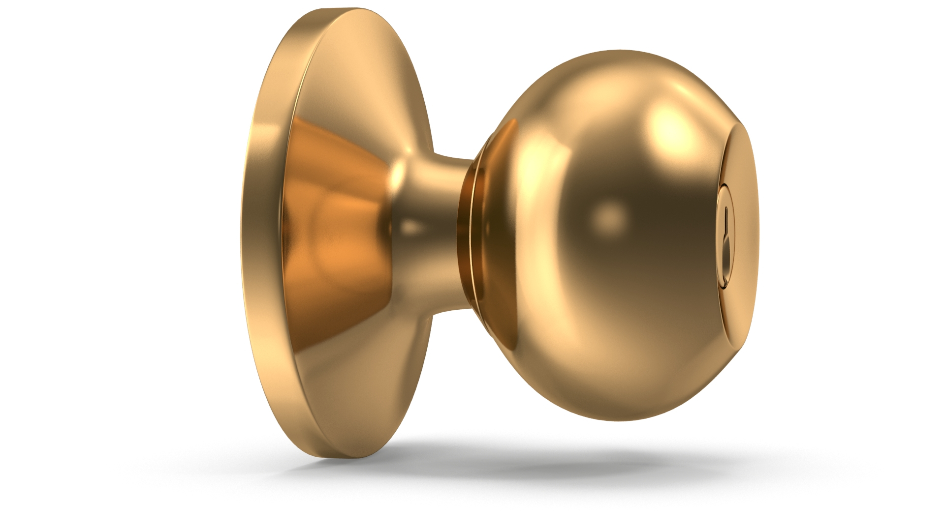 Door knob golden 3D - TurboSquid 1686561