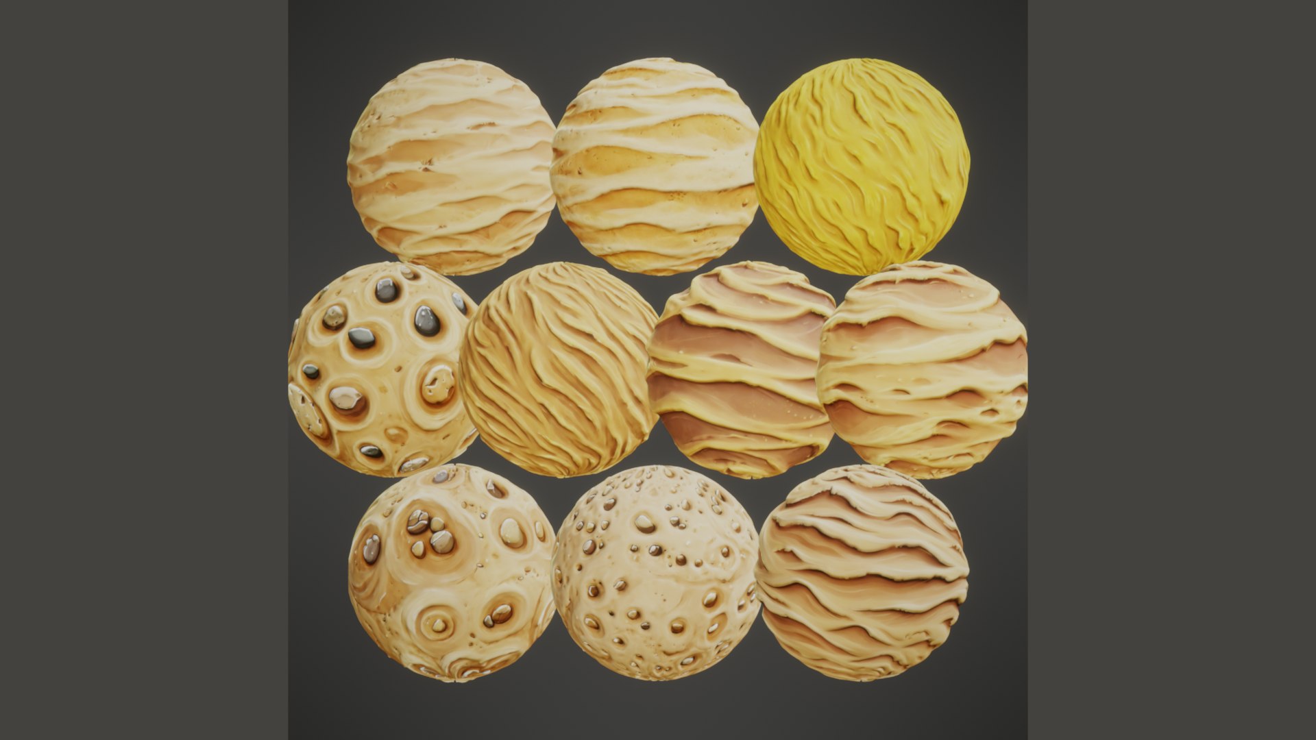 3D Stylized PBR Textures Mega Bundle - TurboSquid 2319562