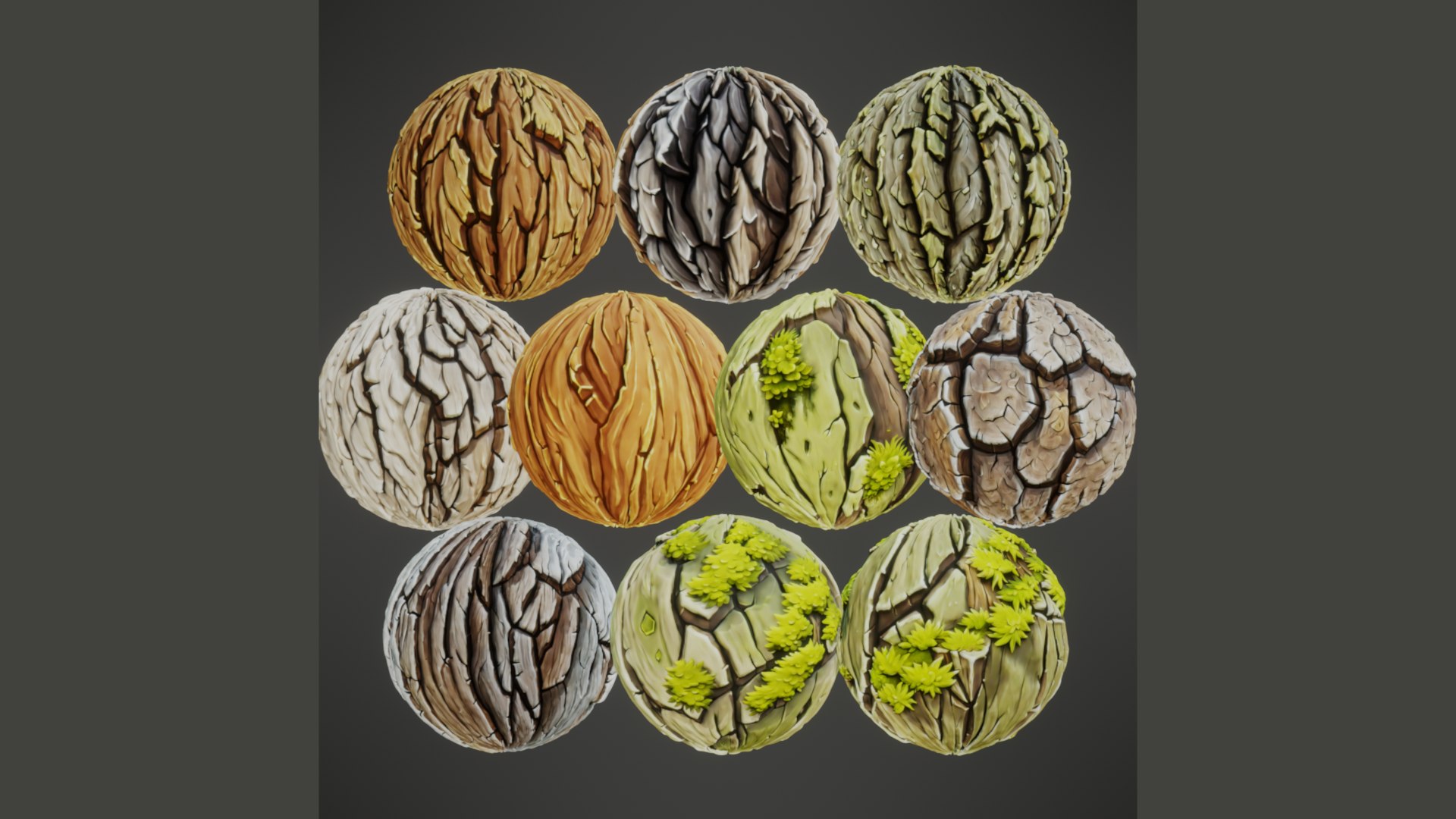 3D Stylized PBR Textures Mega Bundle - TurboSquid 2319562