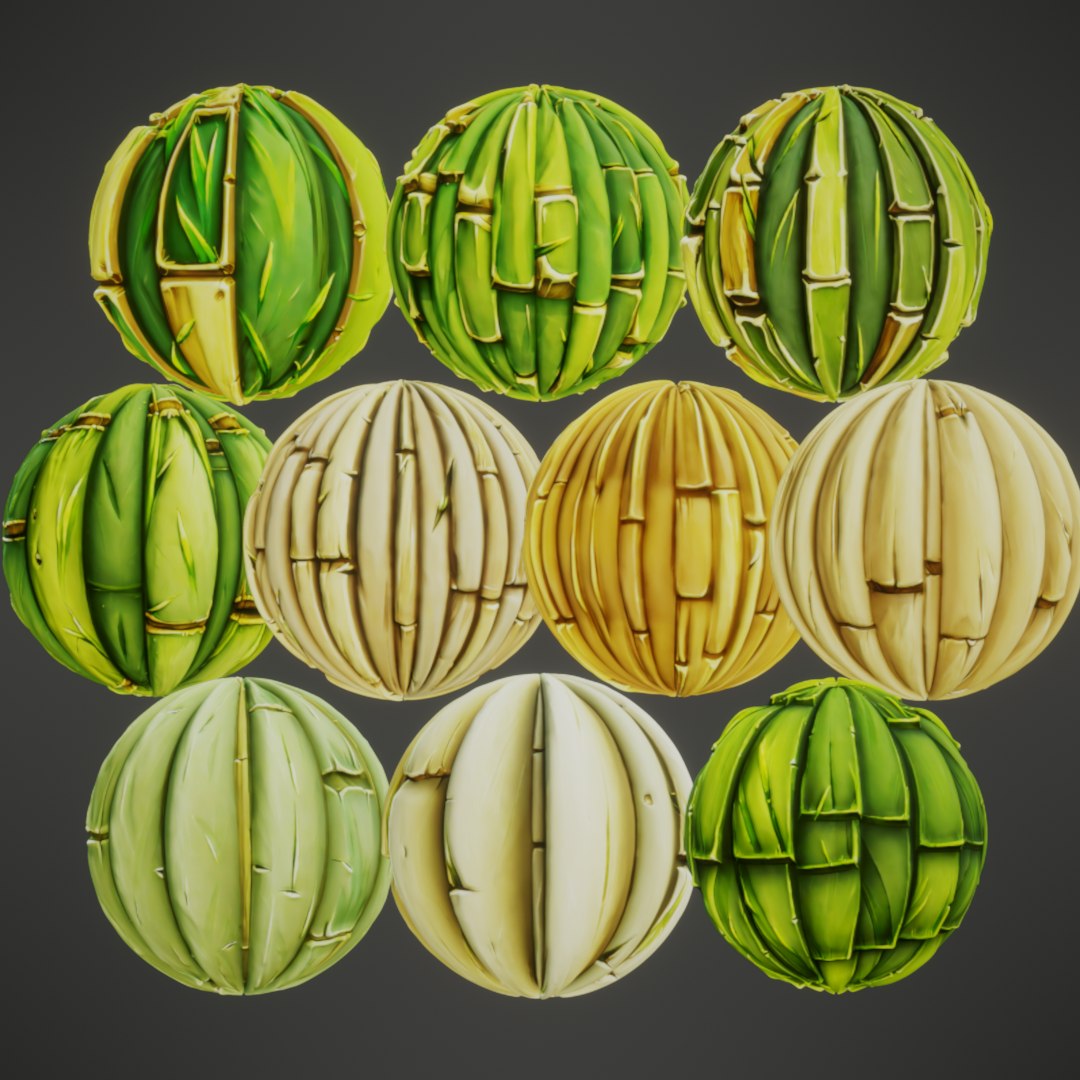 3D Stylized PBR Textures Mega Bundle - TurboSquid 2319562