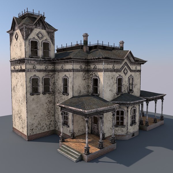 Free Blender Haunted-House Models | TurboSquid