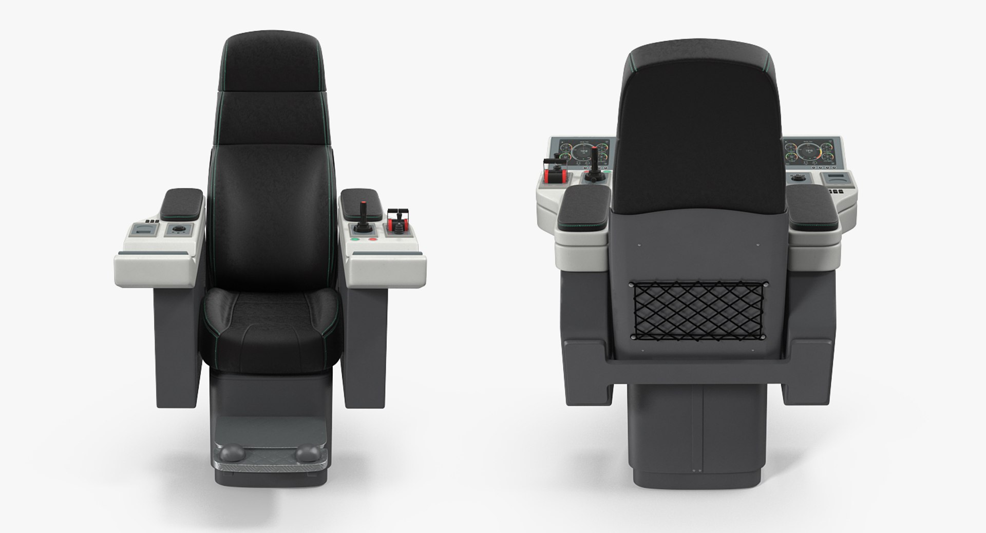 3D Model Commander Marine Seat - TurboSquid 1333079