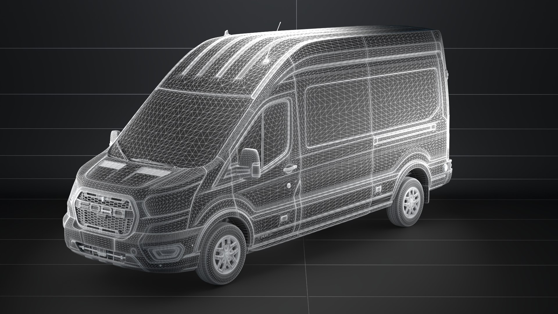 3D Ford Transit Van Model - TurboSquid 2333627