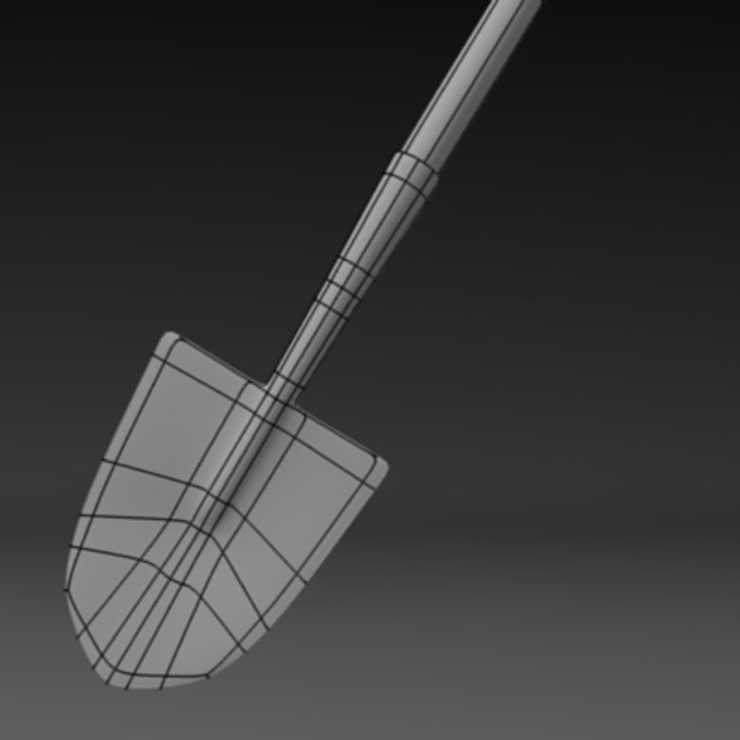 3d model tool spade