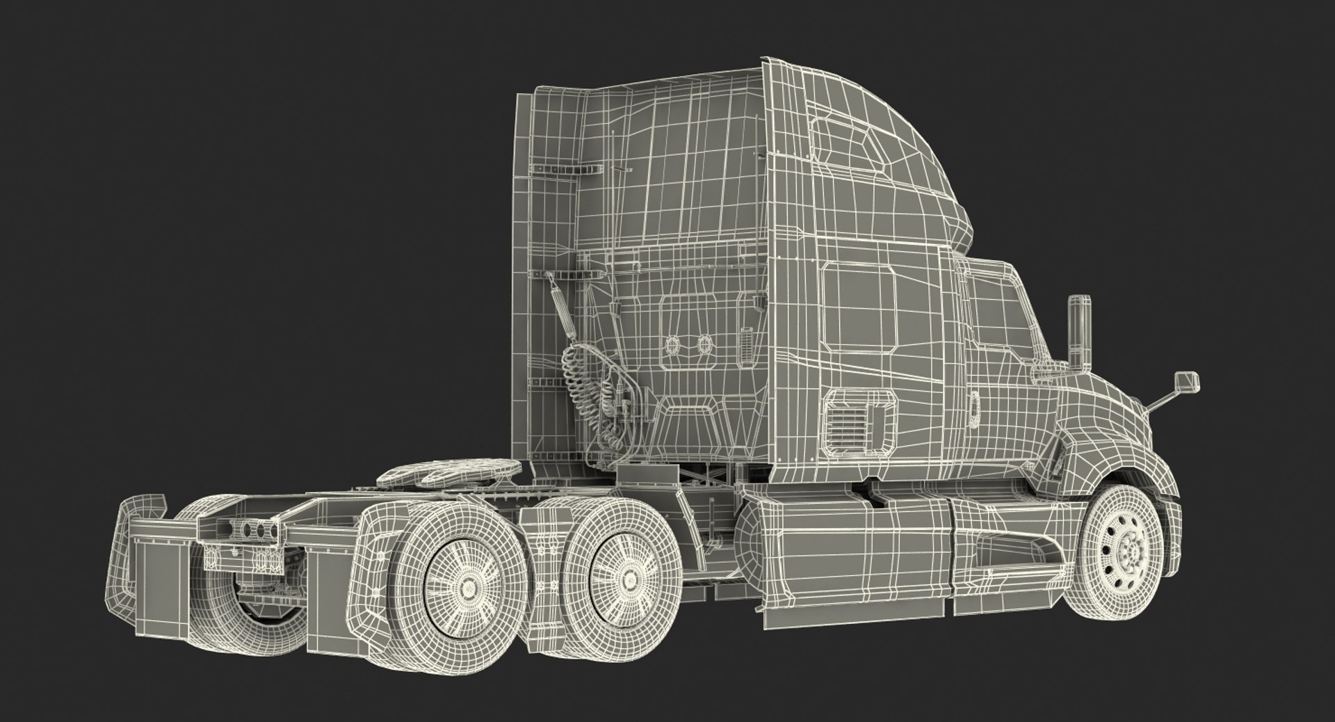 3D heavy duty truck model - TurboSquid 1380927