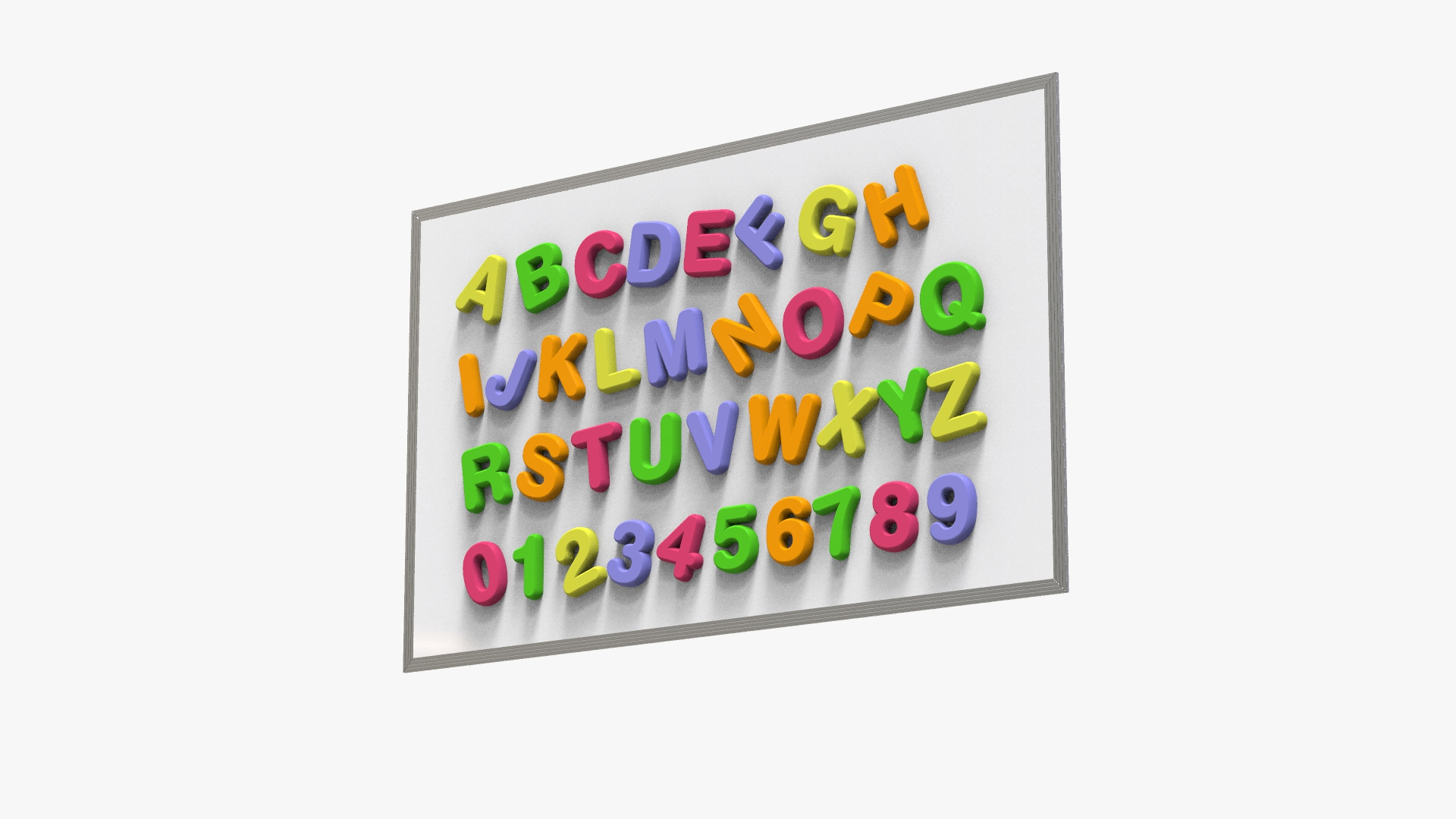 3D Magnet Alphabet - TurboSquid 1992116