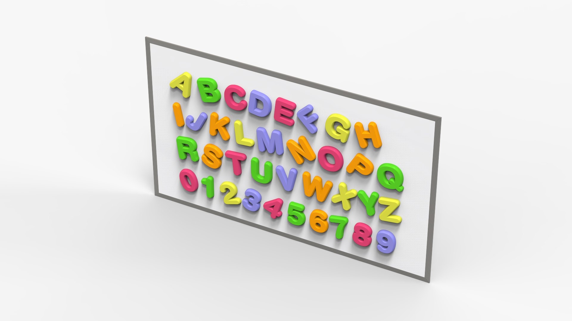 3D Magnet Alphabet - TurboSquid 1992116