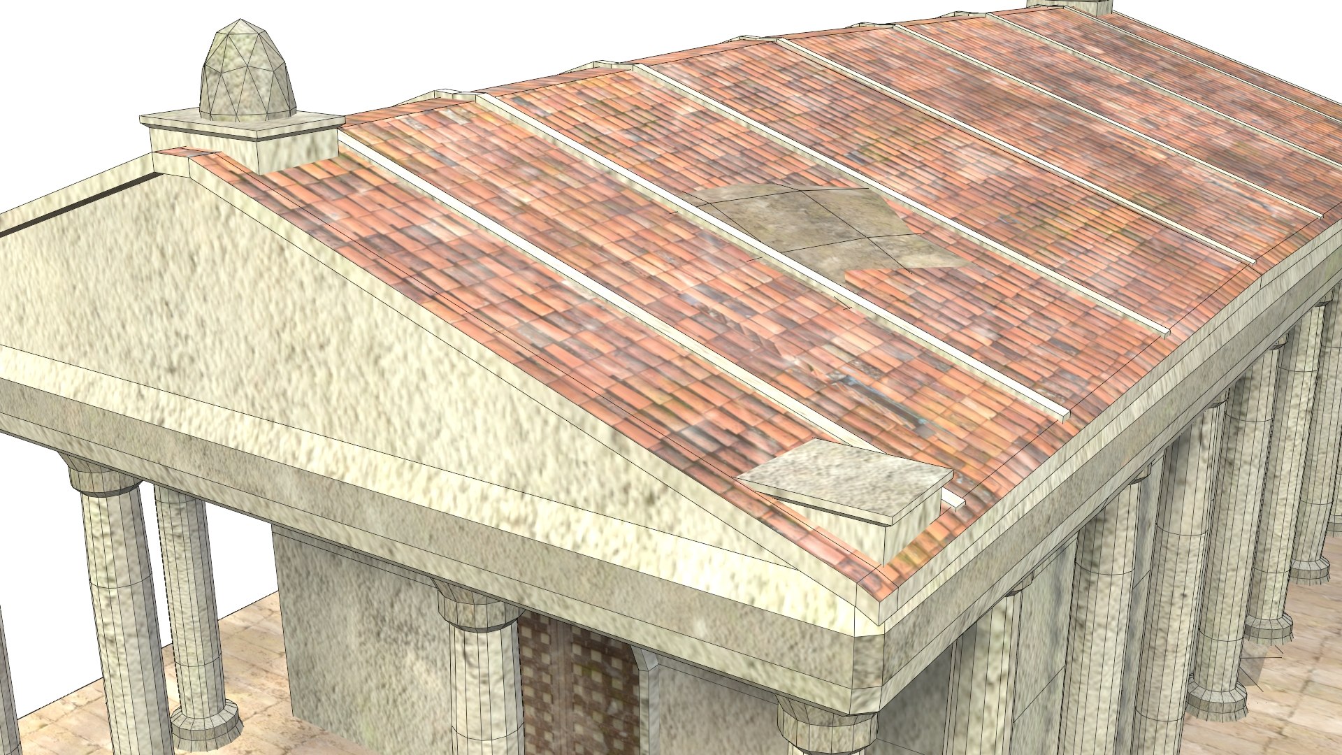 3D Model - Roman Building - TurboSquid 1599953