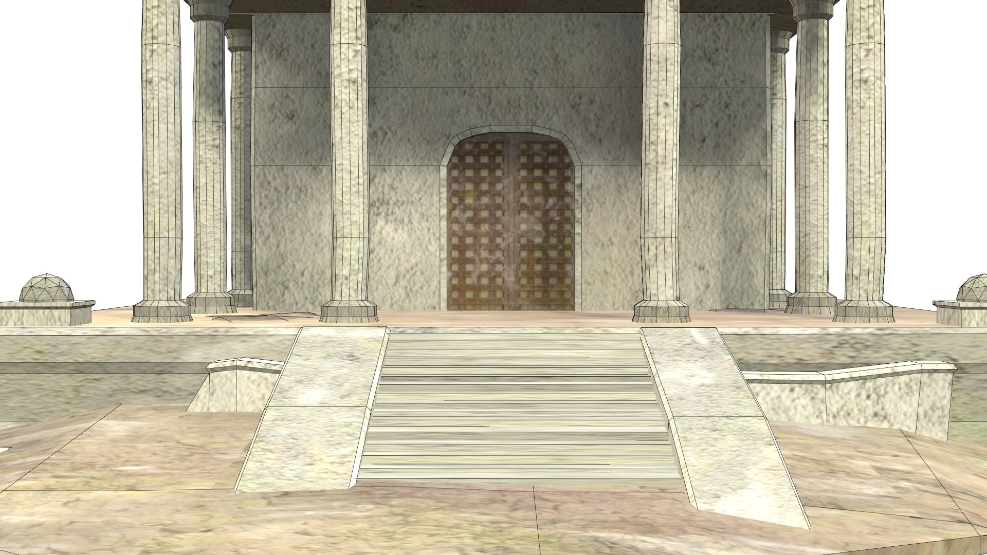 3D Model - Roman Building - TurboSquid 1599953