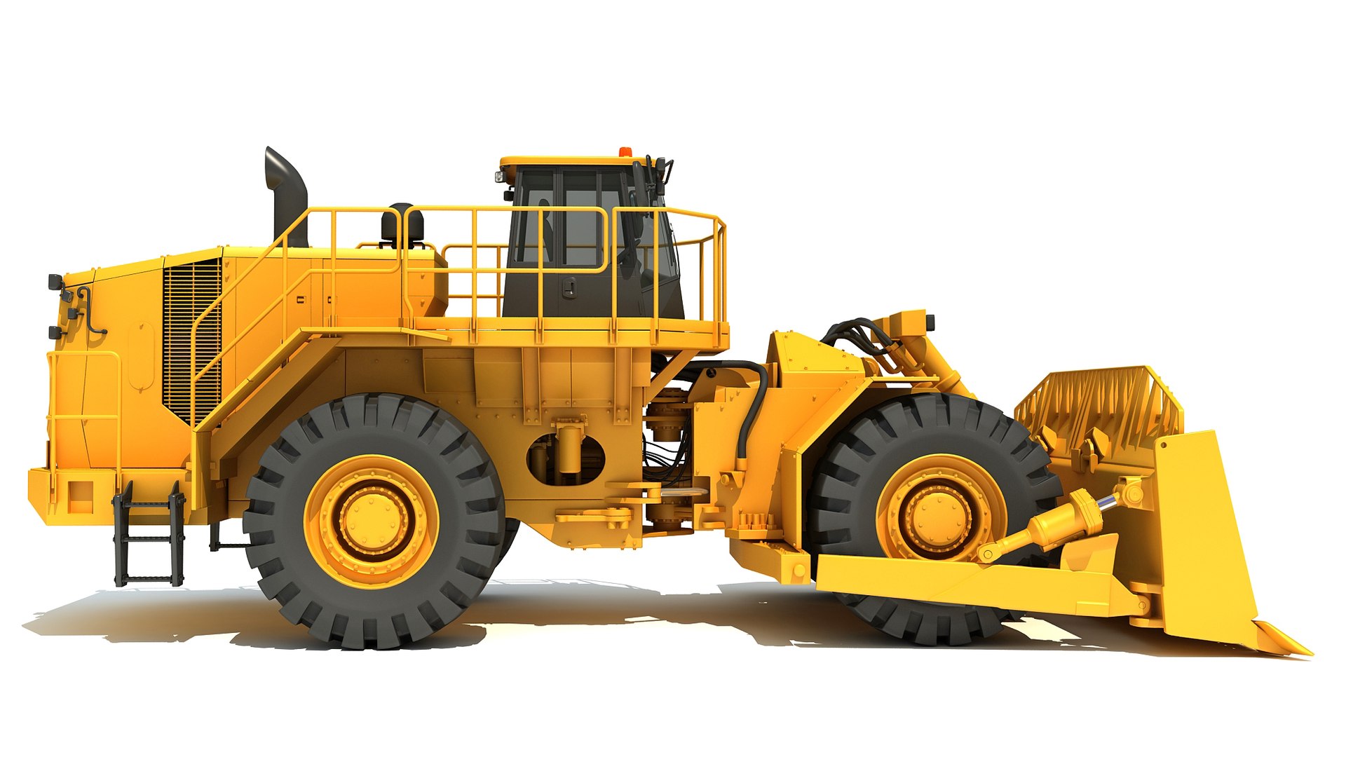 3D wheel dozer model - TurboSquid 1540137
