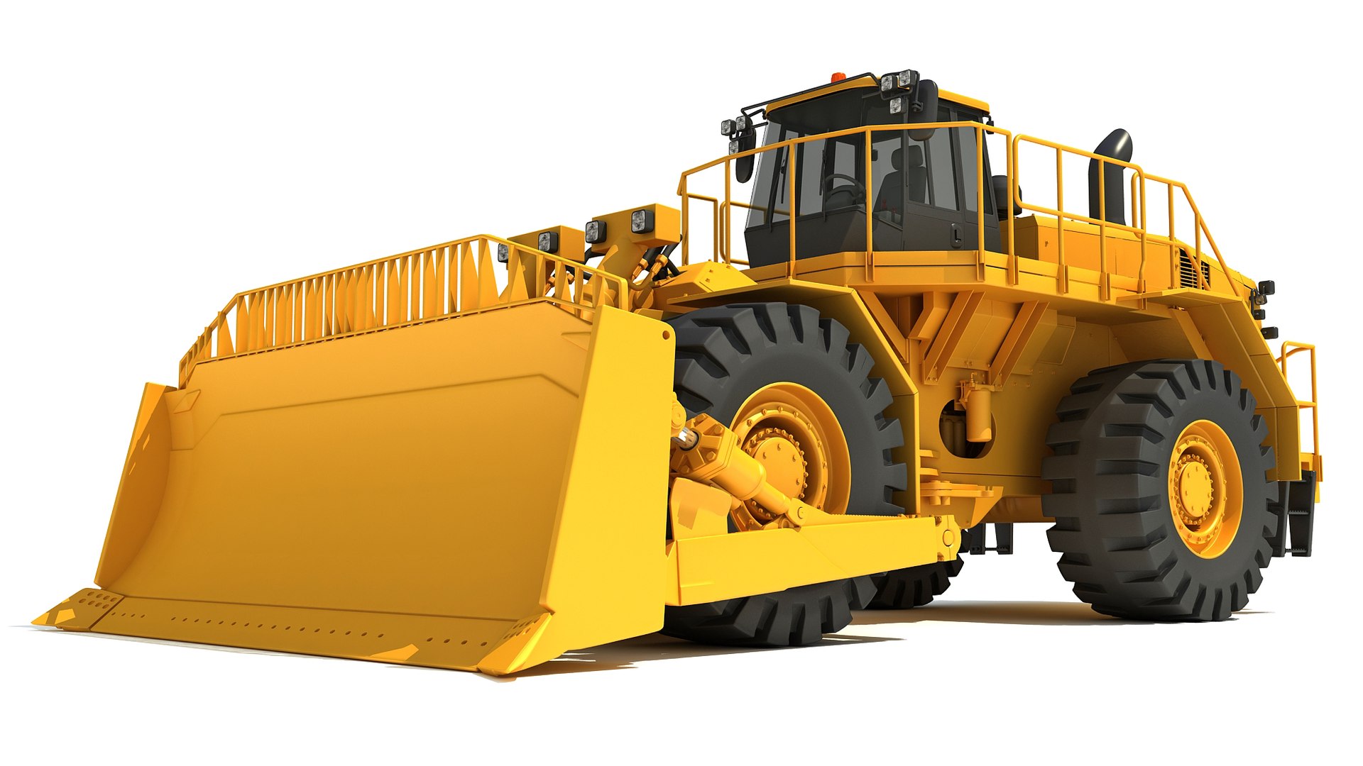 3D wheel dozer model - TurboSquid 1540137