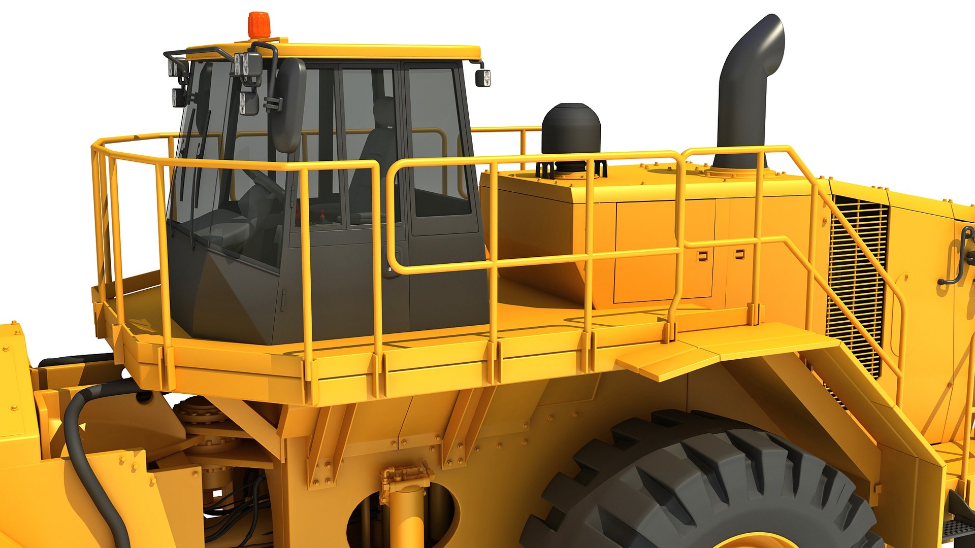 3D wheel dozer model - TurboSquid 1540137