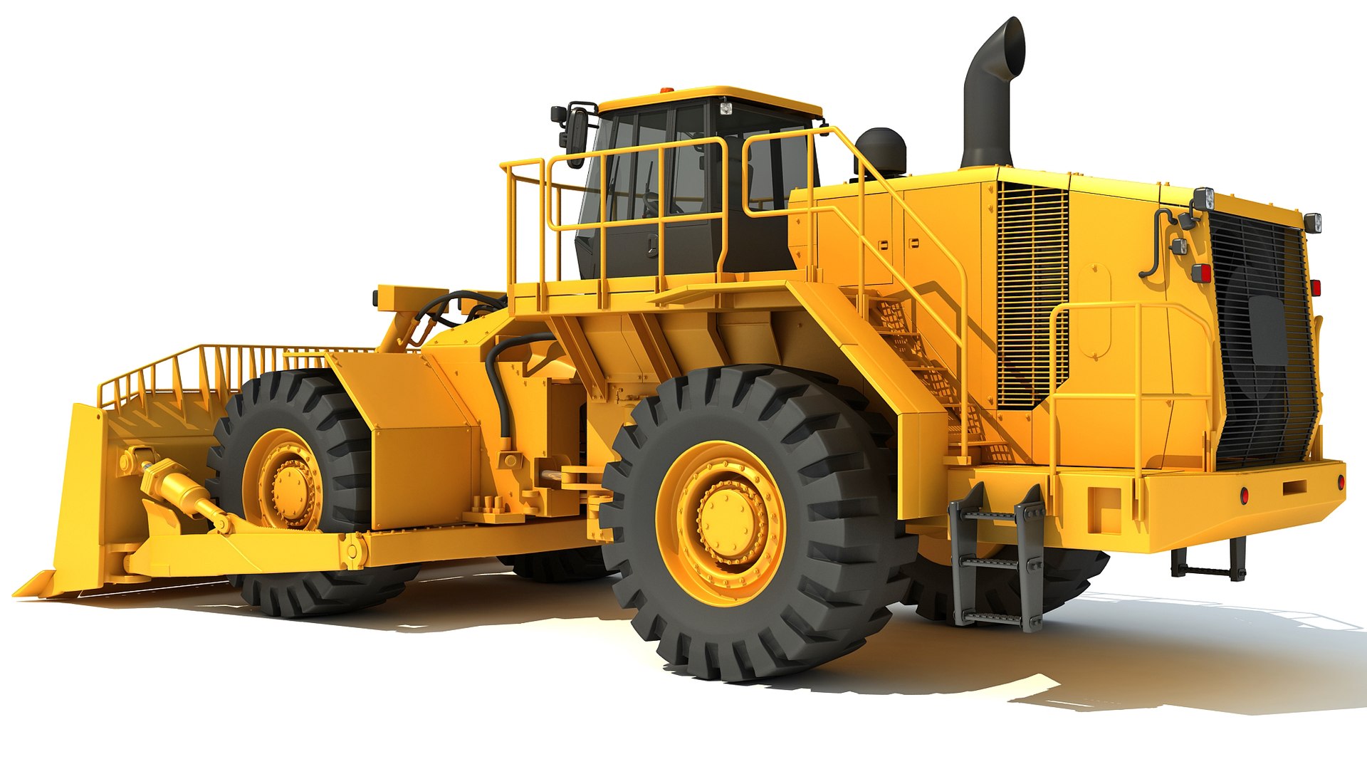 3D wheel dozer model - TurboSquid 1540137