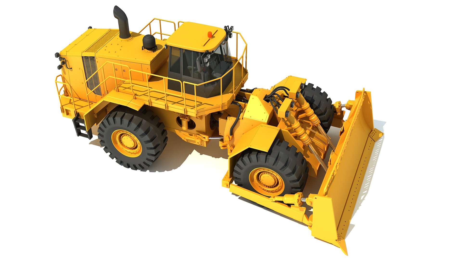 3D wheel dozer model - TurboSquid 1540137