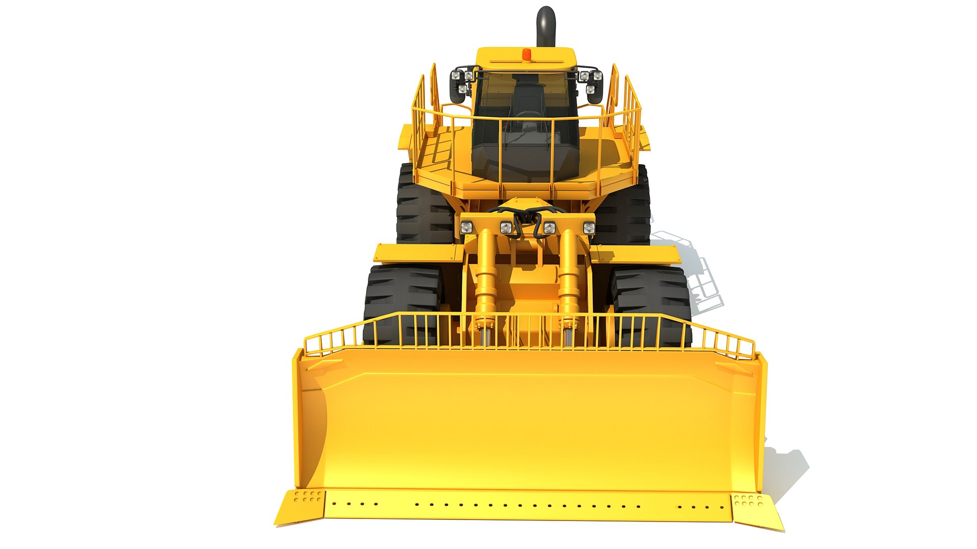 3D wheel dozer model - TurboSquid 1540137