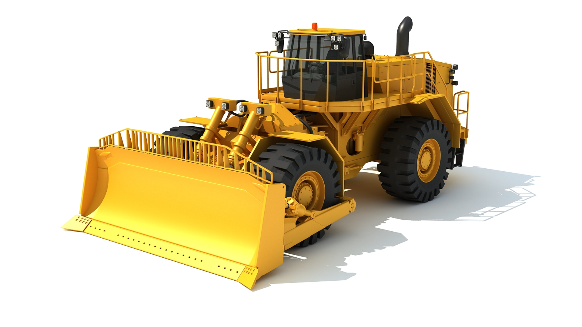 3D wheel dozer model - TurboSquid 1540137