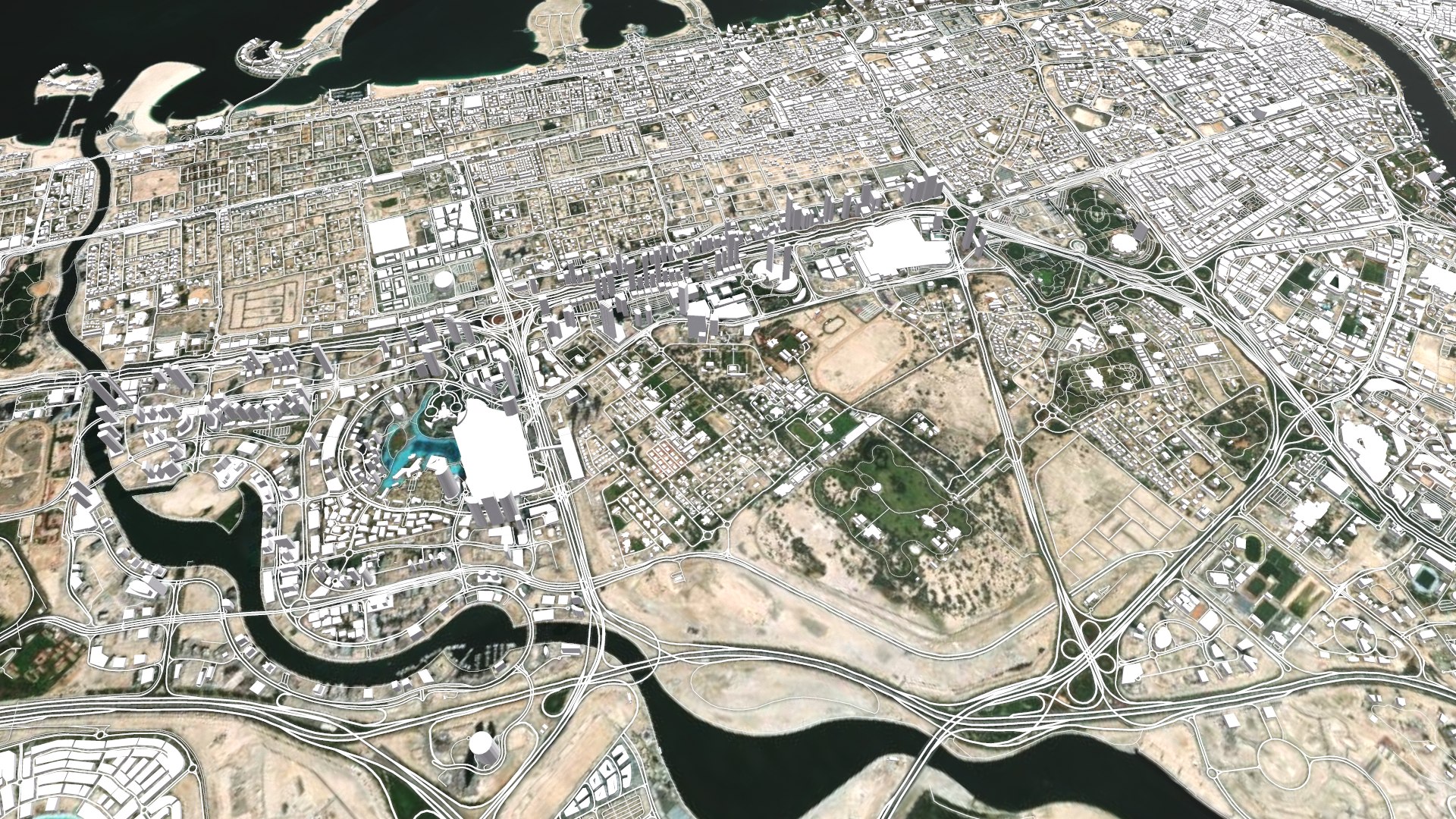 3D Cityscape Dubai United Arab Emirates - TurboSquid 1759435