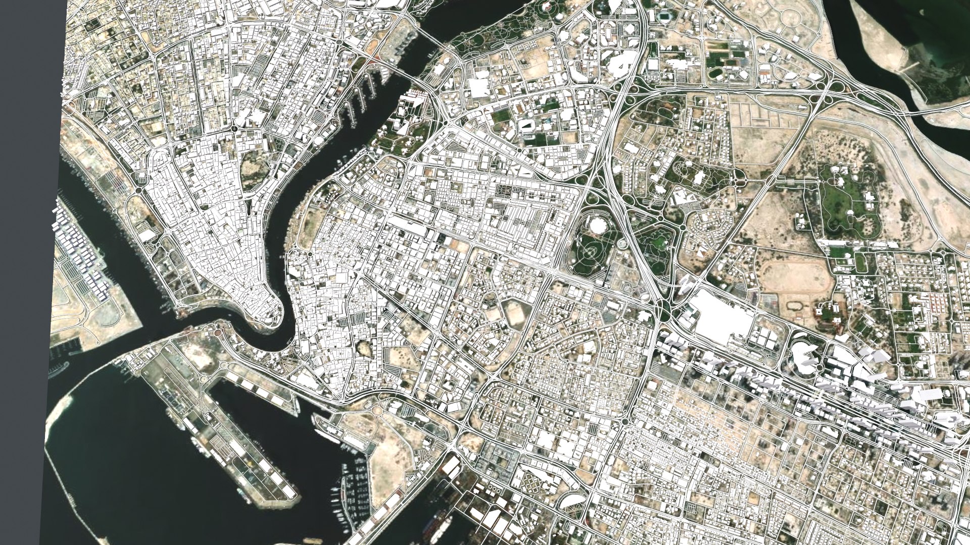 3D Cityscape Dubai United Arab Emirates - TurboSquid 1759435