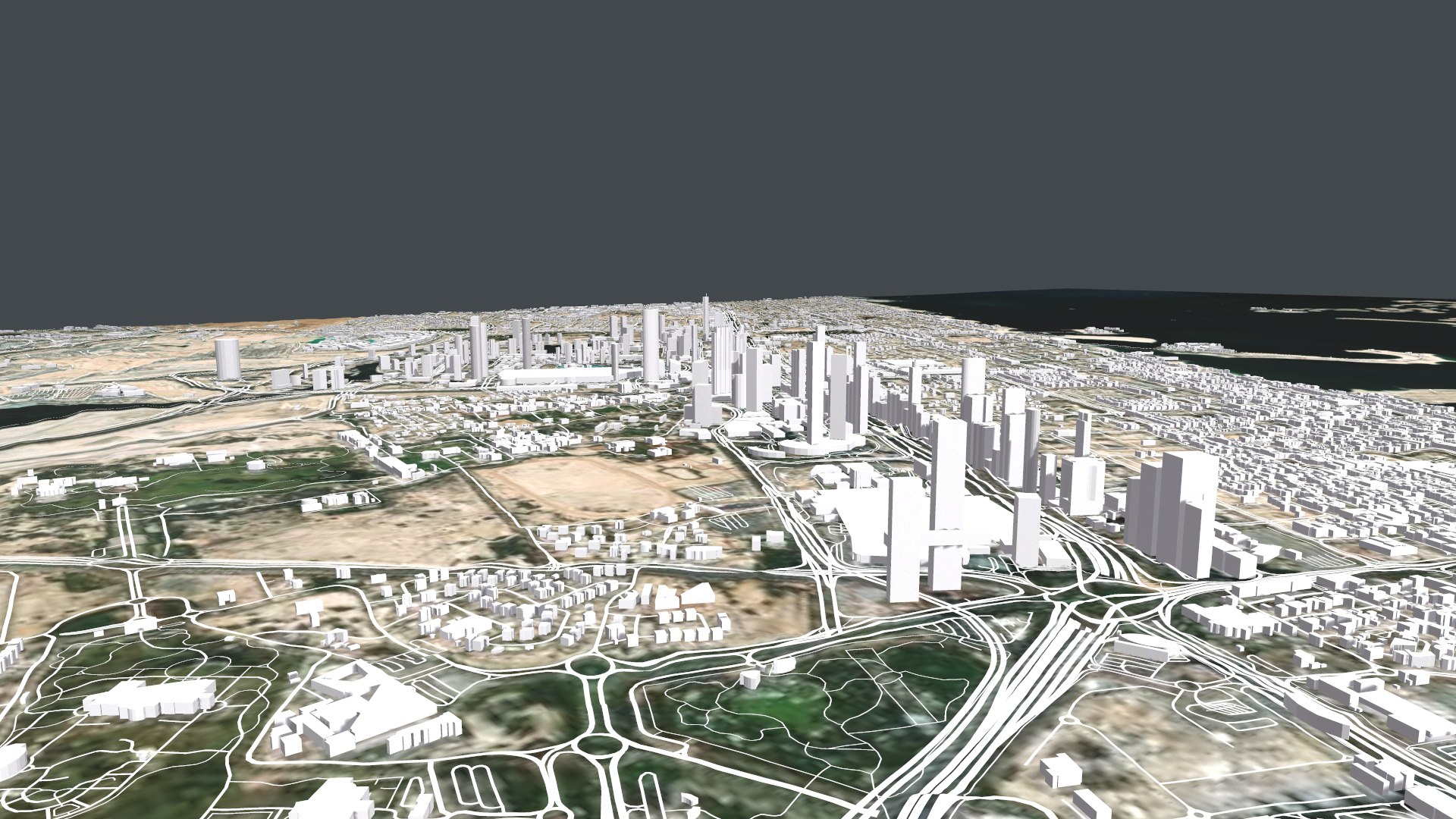 3D Cityscape Dubai United Arab Emirates - TurboSquid 1759435