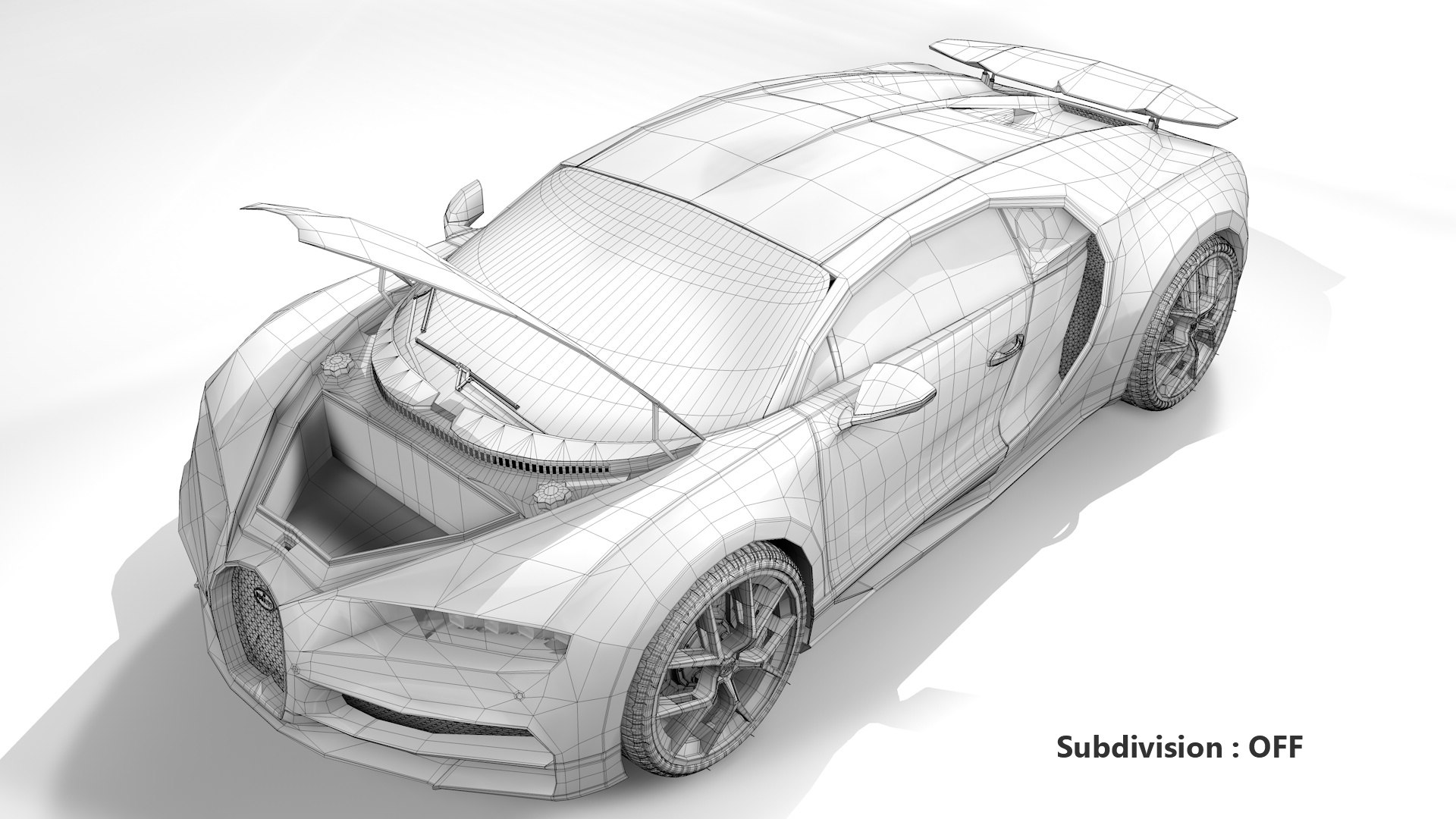 Realistic Bugatti Chiron Sport 2021 Collection model - TurboSquid 1837009