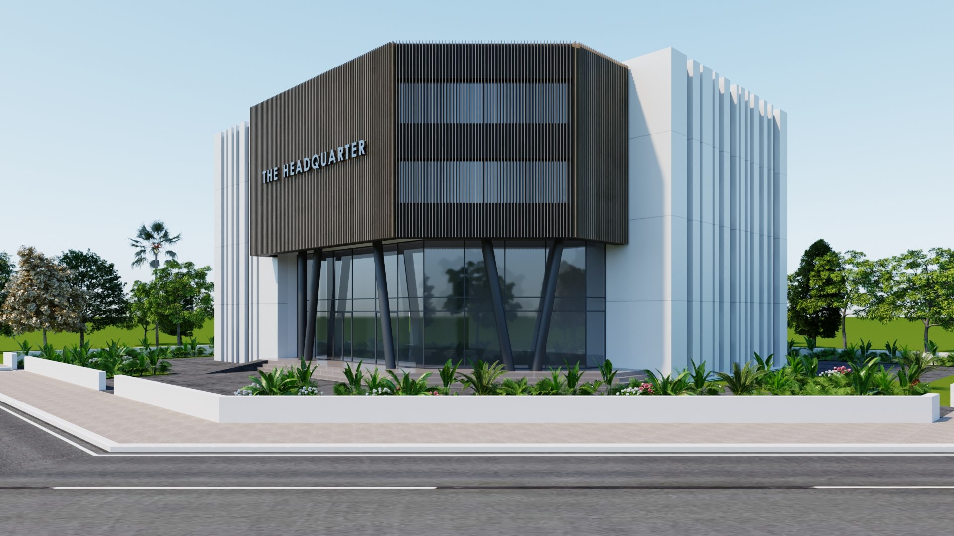 3D HeadQuarter Model - TurboSquid 2097541 3D HeadQuarter Model - TurboSquid 2097541