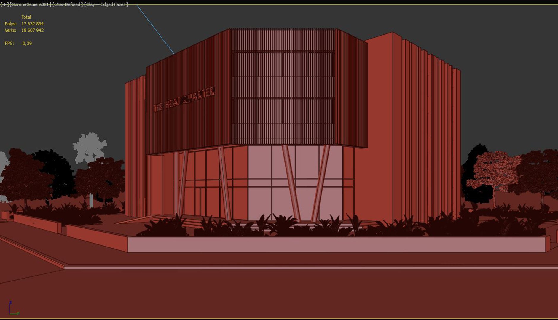 3D HeadQuarter Model - TurboSquid 2097541 3D HeadQuarter Model - TurboSquid 2097541