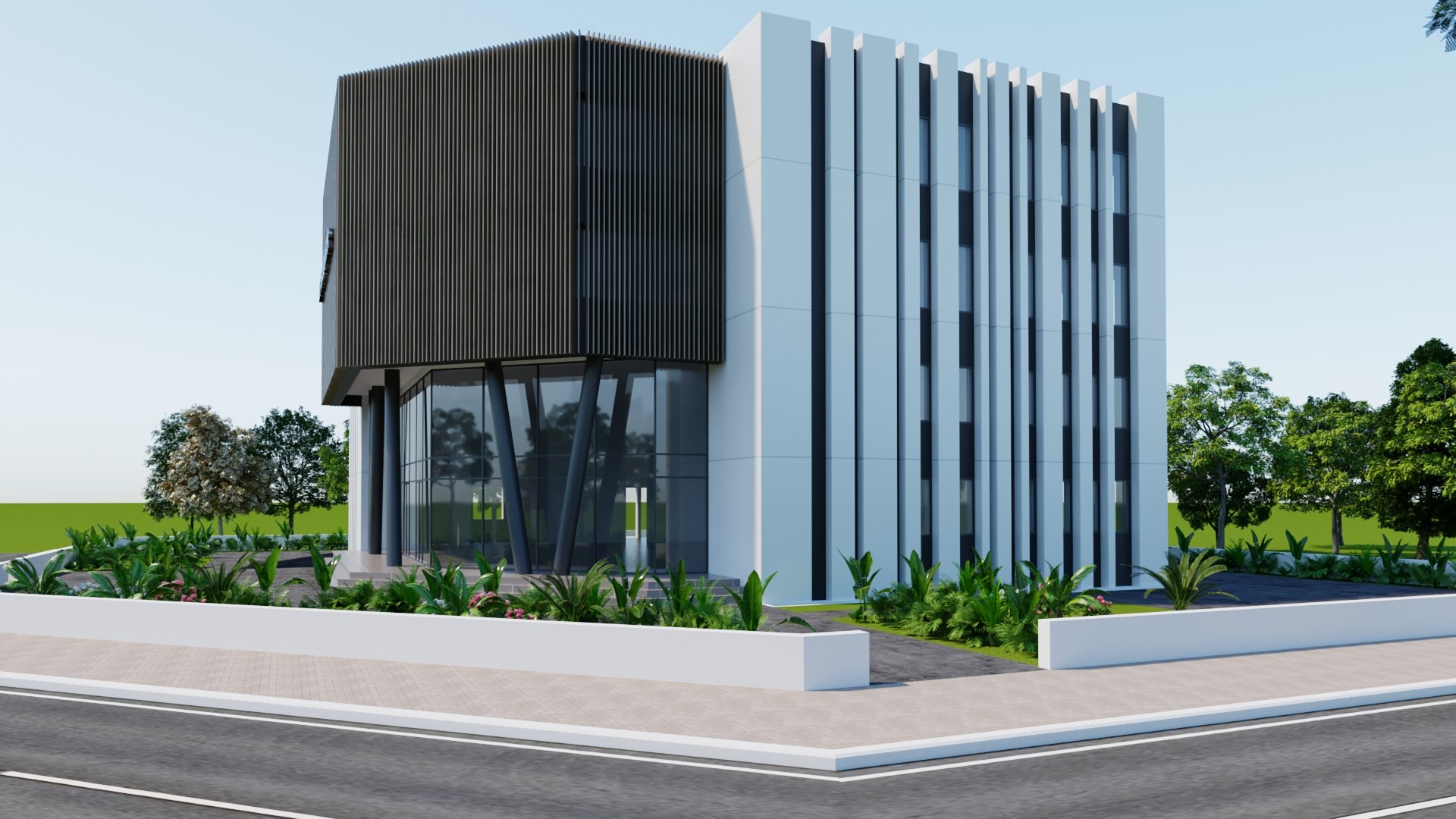 3D HeadQuarter Model - TurboSquid 2097541 3D HeadQuarter Model - TurboSquid 2097541