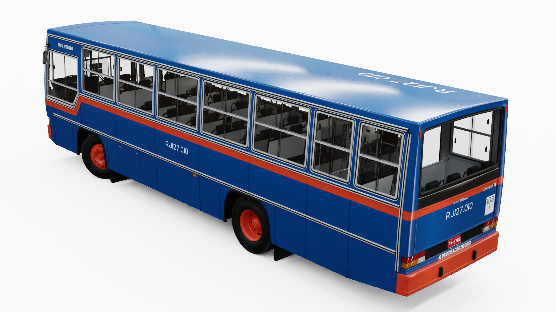 1988 Caio Padron Vitoria Short Santa Terezinha MB OF-1313 3D - TurboSquid 2095137