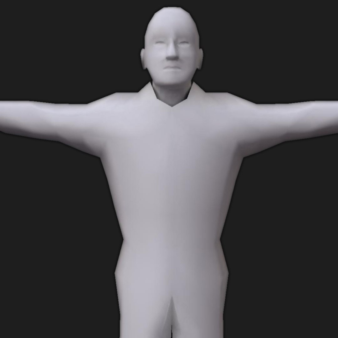 Free Male Character 3d Model