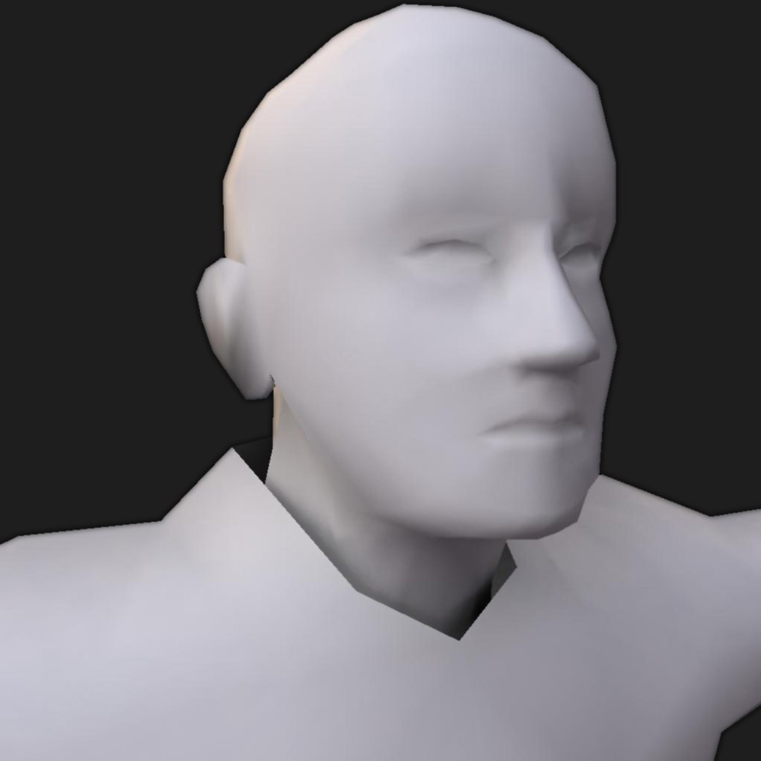 Free Male Character 3d Model