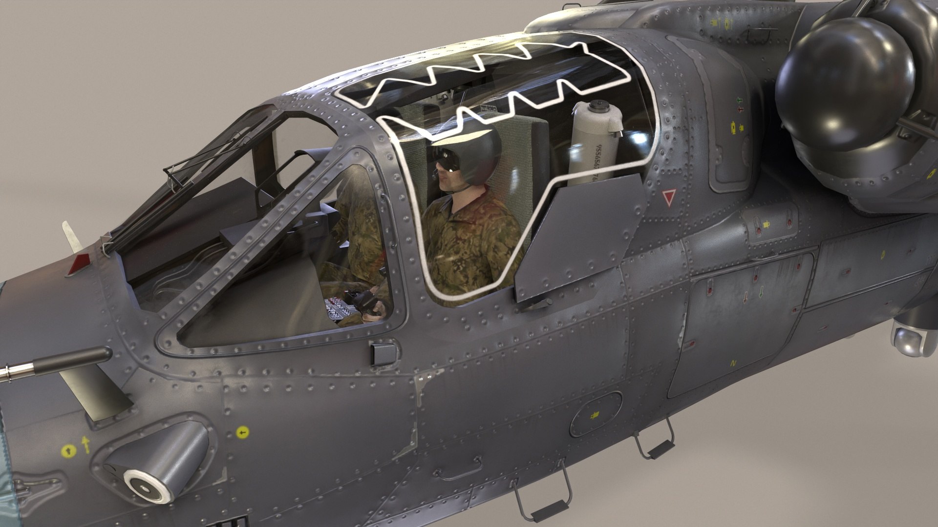 Kamov Ka-52K Katran Basic Animation Model - TurboSquid 1985168