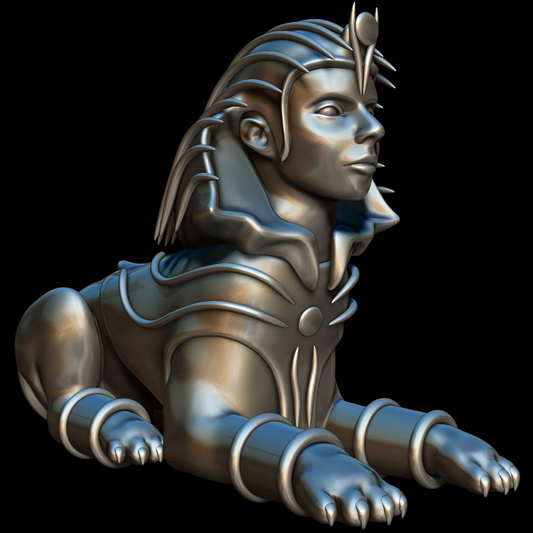 3d model sphinx