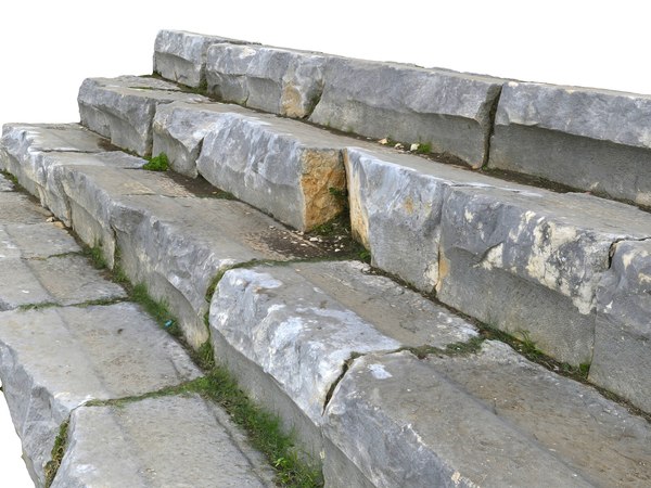 고대 원형 극장 계단 16K 3D 모델 - TurboSquid 1361428