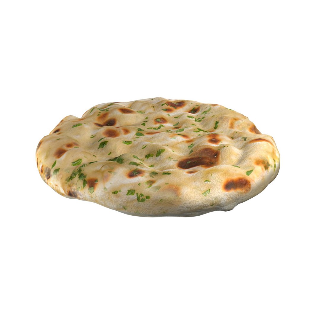 3D Inidan Bread Naan - TurboSquid 2369589